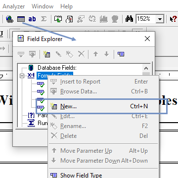 Create QR 2D Barcodes in Crystal Reports Version 8.5 or older | BarCodeWiz